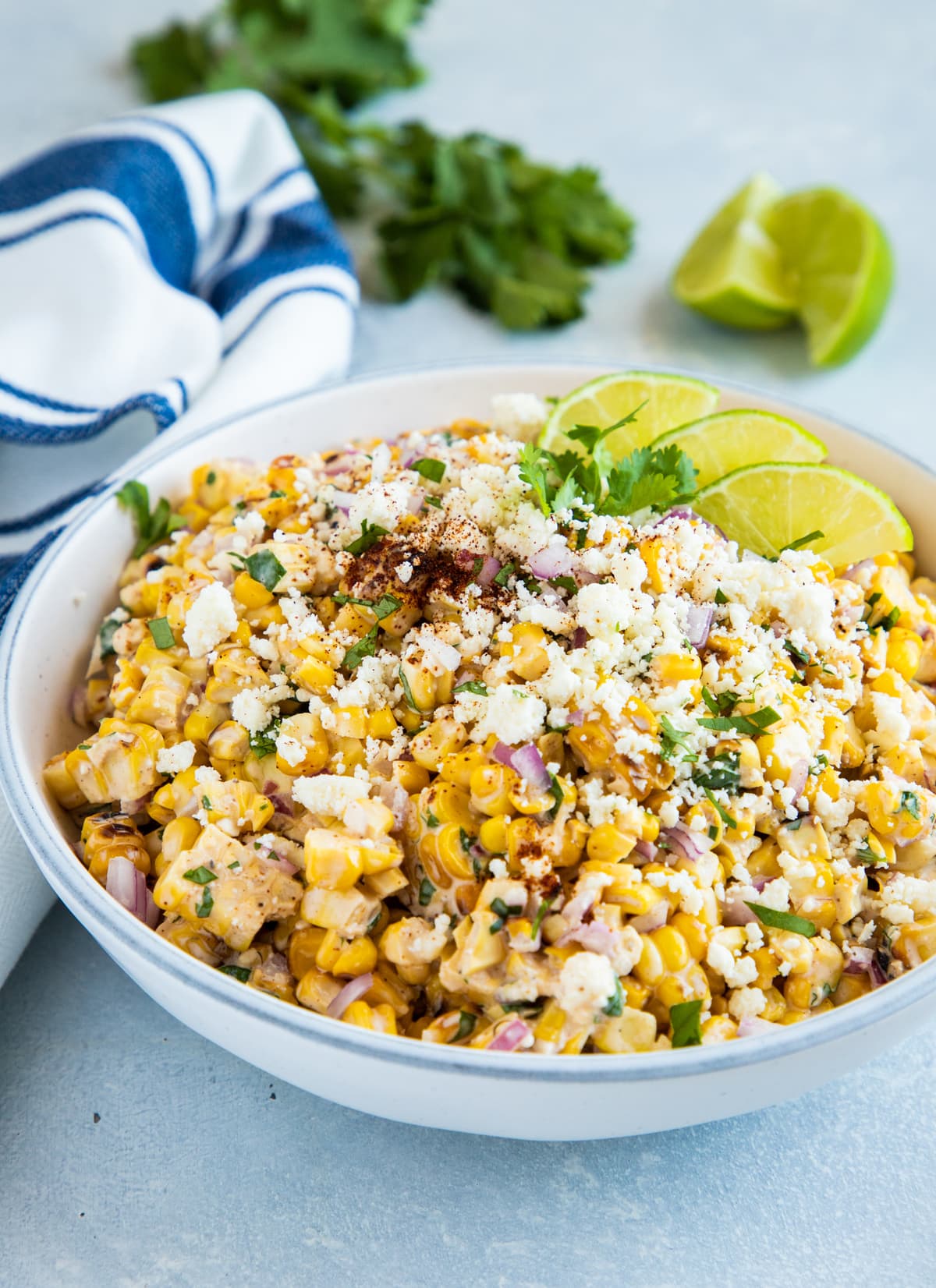 Ensalada Mexicana de Maíz a la Parrilla (Esquites) - My Dominican Kitchen