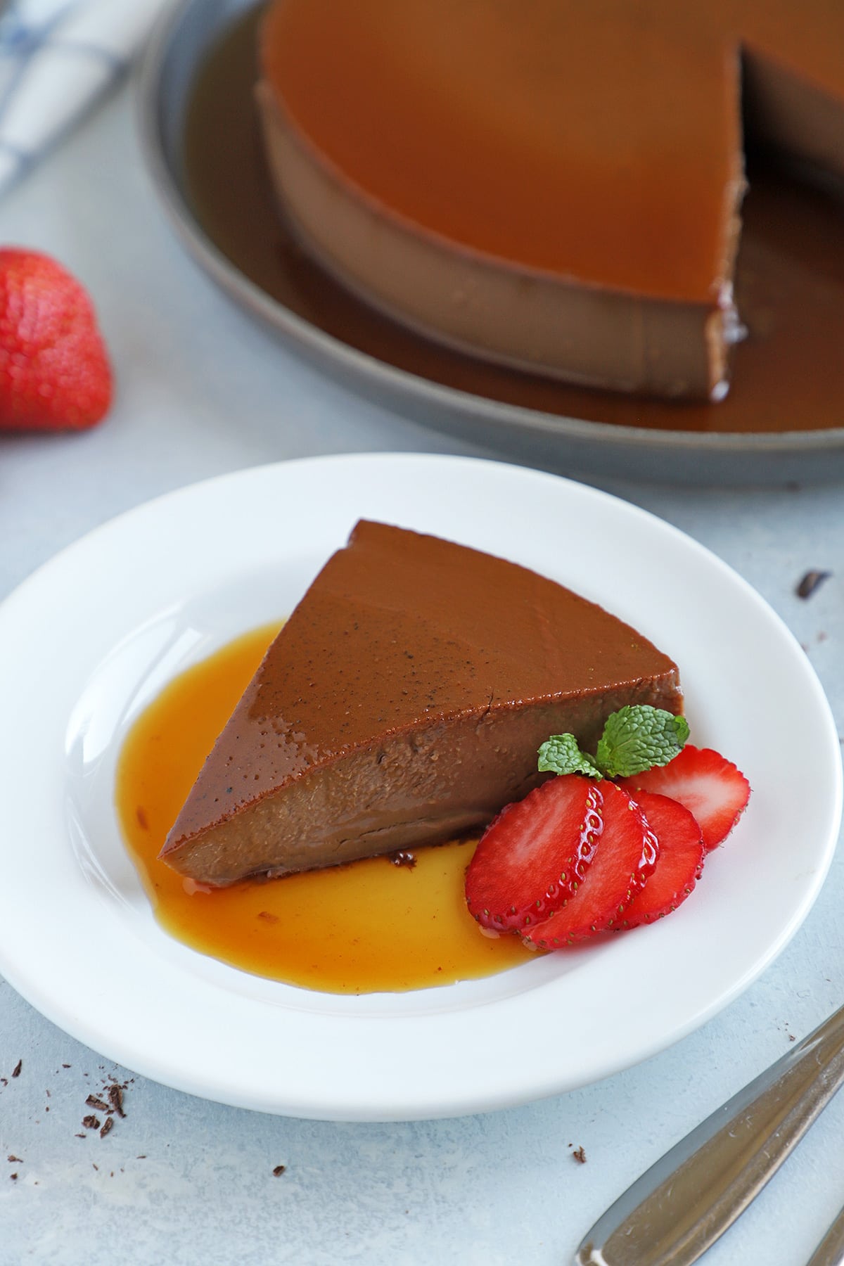 Flan de Chocolate - My Dominican Kitchen